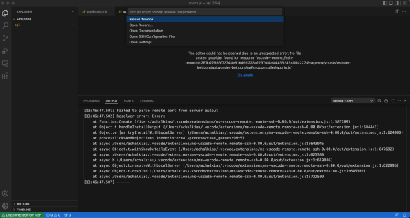 Failed to parse remote port from server output - ArtiveLearn | Bugs - Fixes - Tutorials ...